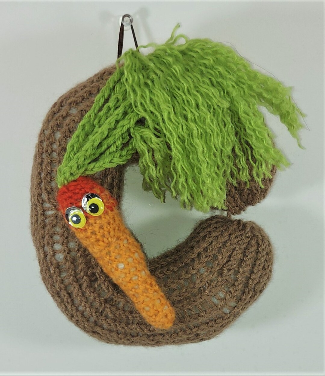 Letter C - ABC Crocheted Knitted and Loomed Plushies by Moma Jo - Etsy