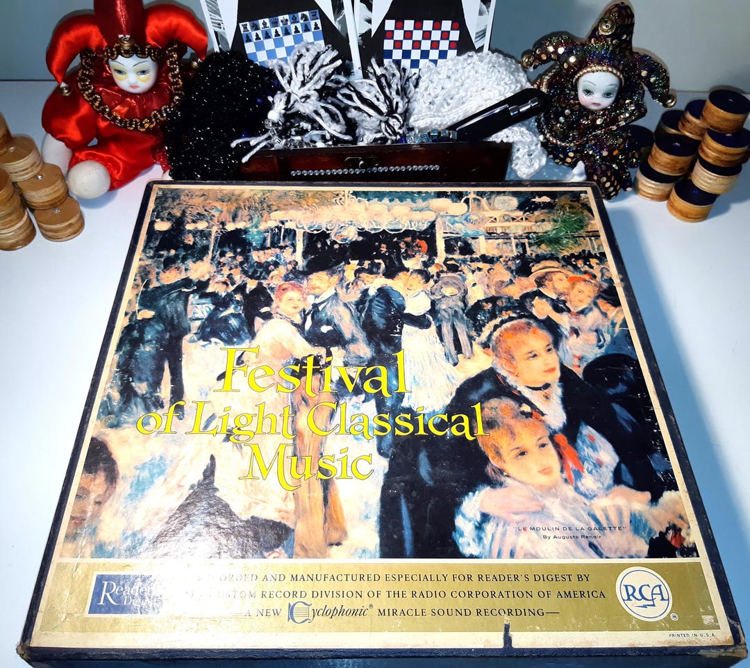 Festival of Light Classical Music- 12 LP Box Set With Chess/checkers ...