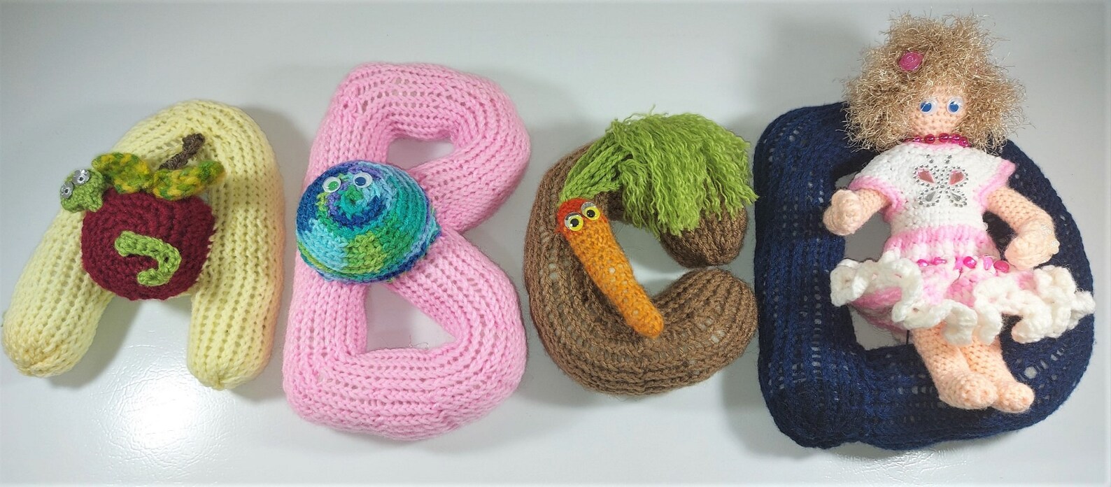 Letter C - ABC Crocheted Knitted and Loomed Plushies by Moma Jo - Etsy