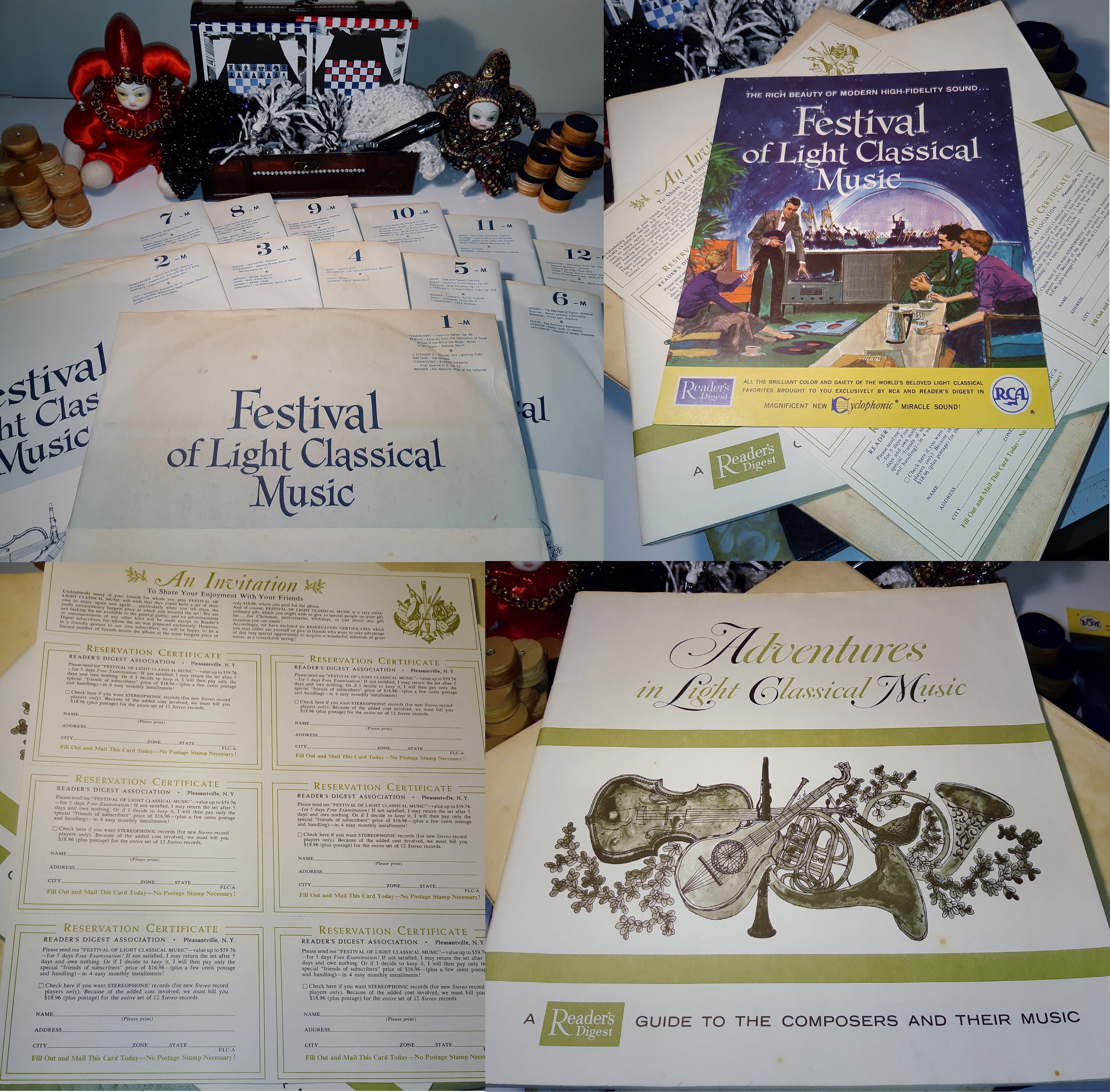 Festival of Light Classical Music- 12 LP Box Set With Chess/checkers ...