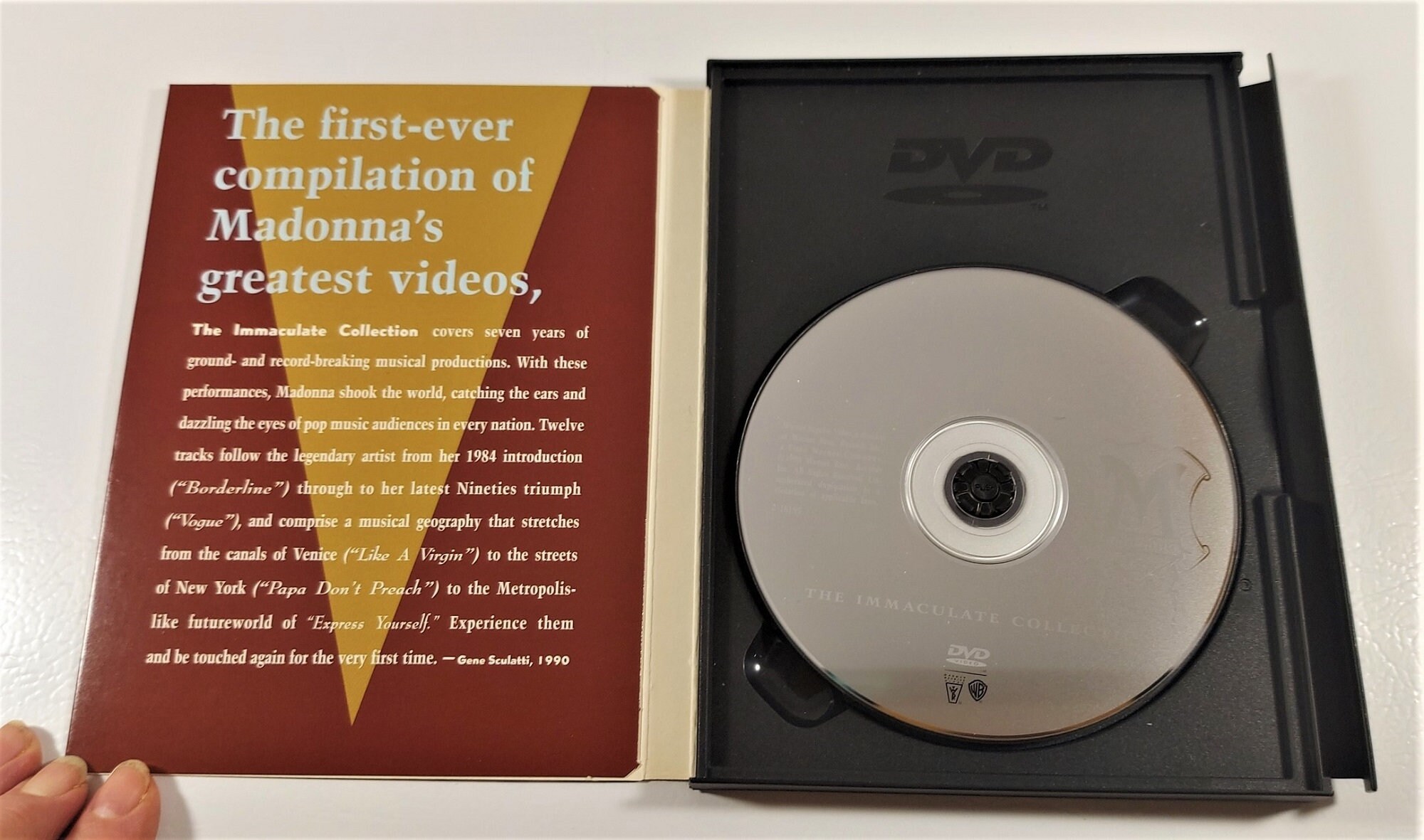Madonna – the Immaculate Collection Dvd-video - Etsy