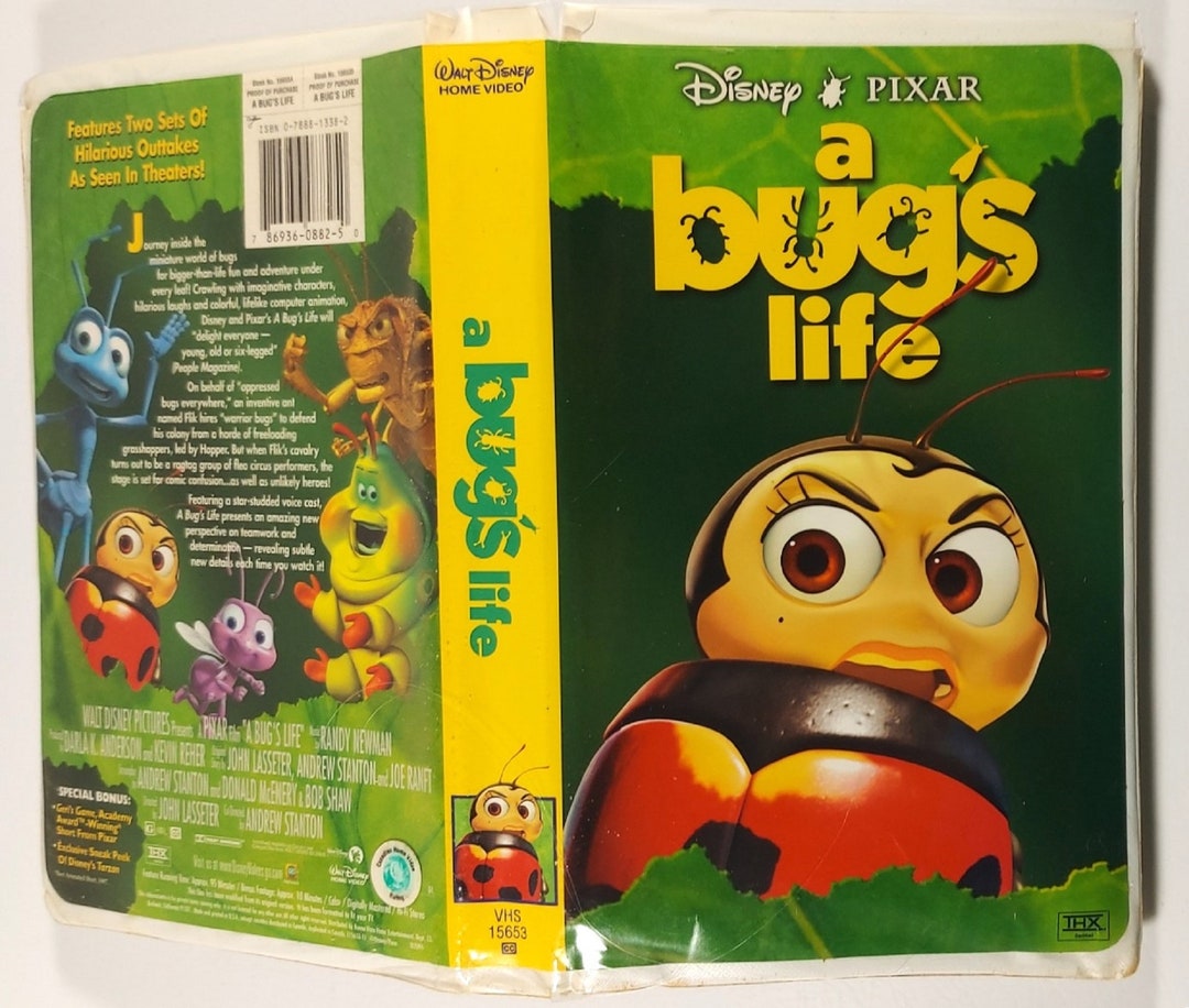 A Bug’s Life VHS (francis Cover)-limited Edition Walt Disney Home Video ...