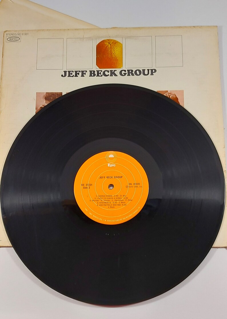Jeff Beck Group - Vintage Vinyl Record (1972) - Etsy