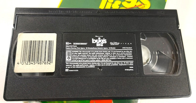 A Bug’s Life VHS (francis Cover)-limited Edition Walt Disney Home Video ...