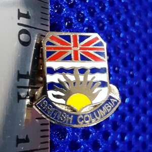 Classic-“british Columbia Provincial Shield” Lapel Pin - Etsy Canada