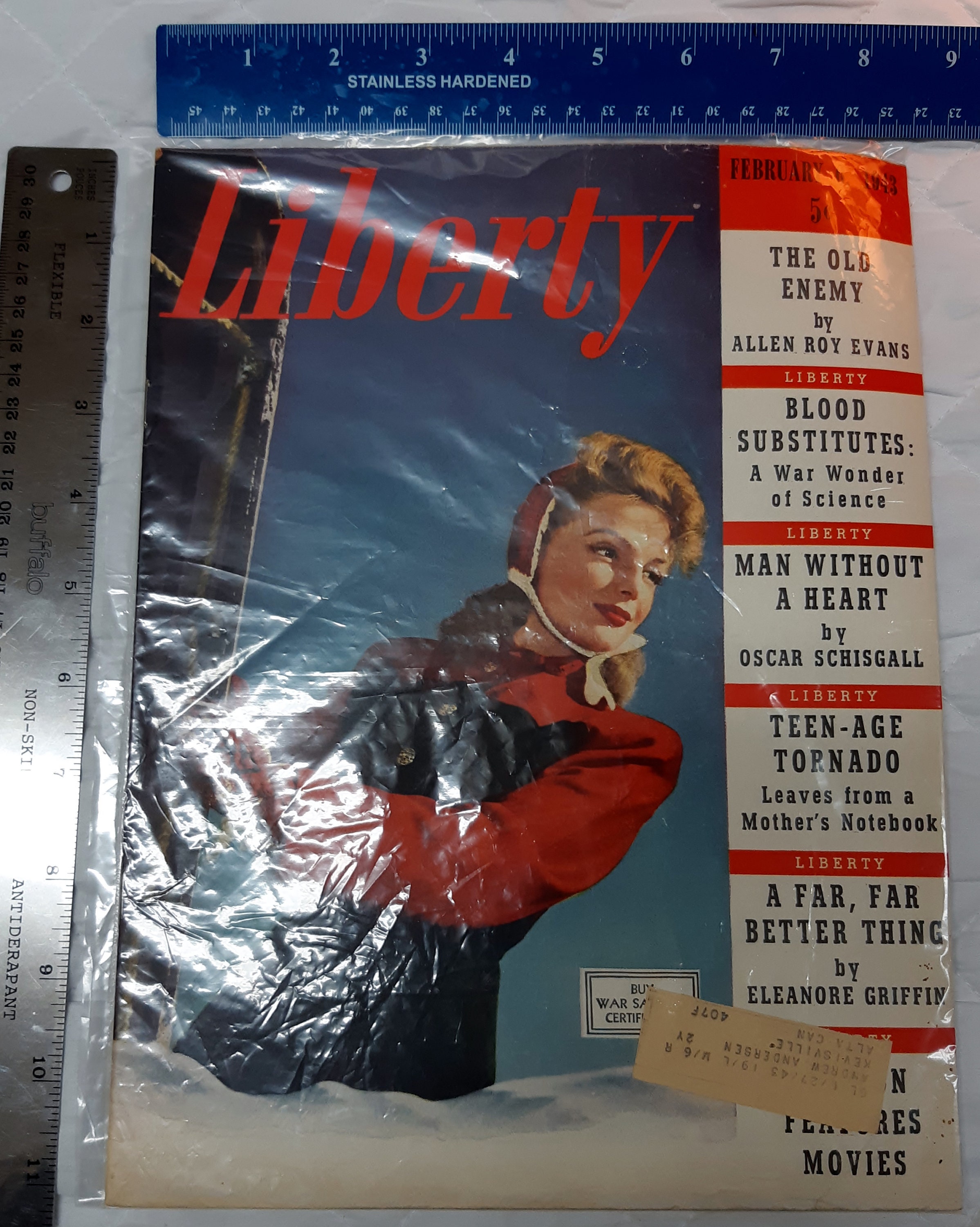 VERY VERY RARE - Liberty Magazine - February 6, 1943 - Etsy New Zealand
