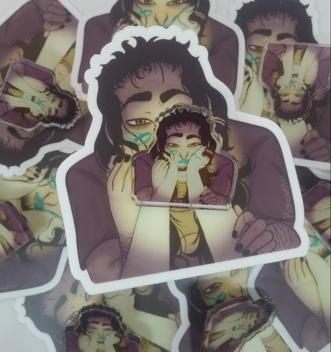 Sally Face Larry Stickers and Pins - Etsy