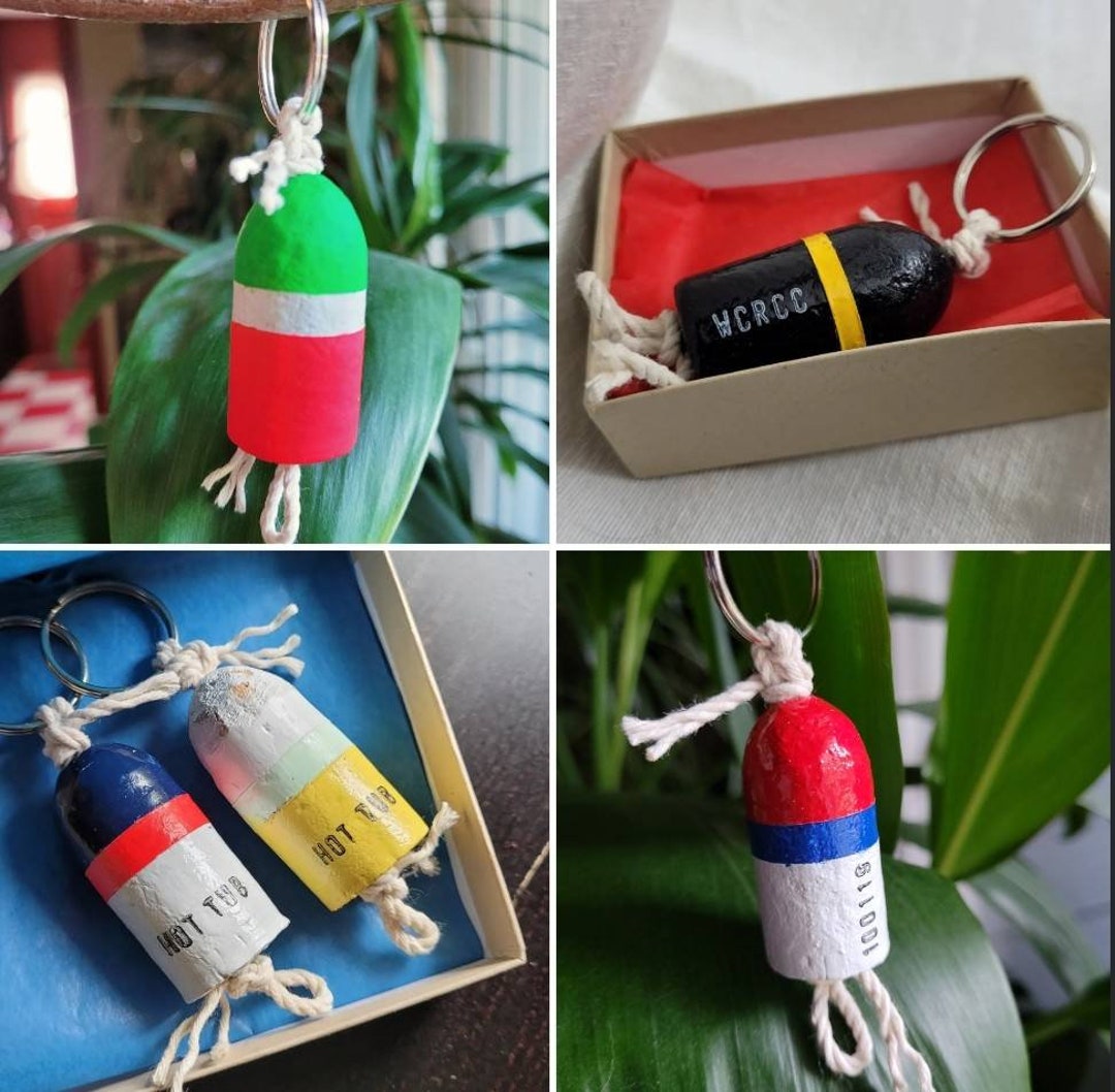 Custom Buoy Keychains - Upcycled - Etsy
