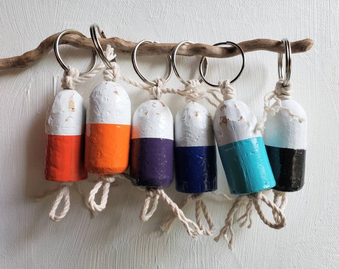 Buoy Keychain, Add Some Bling, Recycled and Beaded - Etsy
