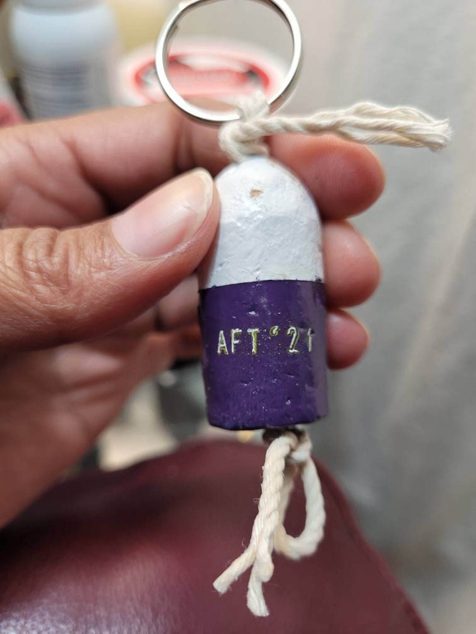 Custom Buoy Keychains Upcycled | Etsy