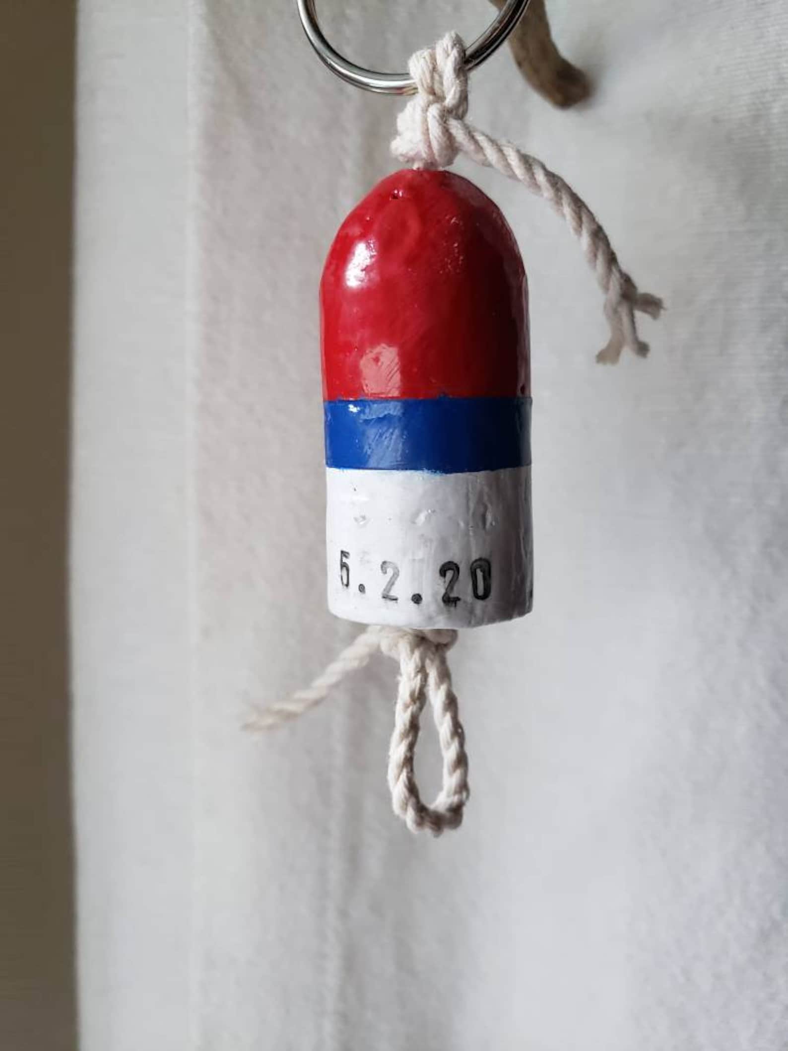 Custom Buoy Keychains Upcycled | Etsy