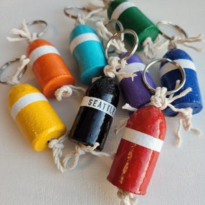 Customizable Wine Cork Buoy Keychain - Etsy