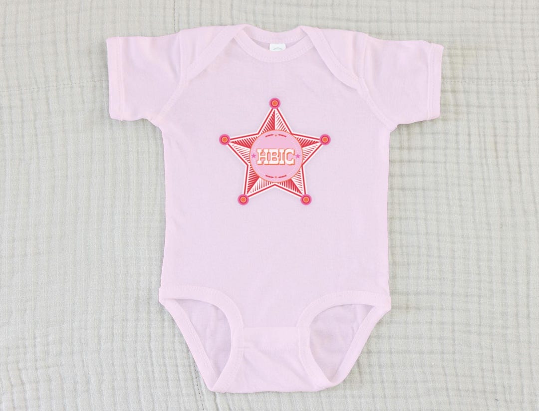 HBIC Infant Bodysuit - Funny Baby Clothes - Newborn Outfit - Baby ...