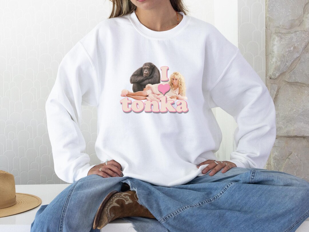 Chimp Crazy | Tonka the Chimp | Tonya HBO | Fun Sweatshirt - Etsy