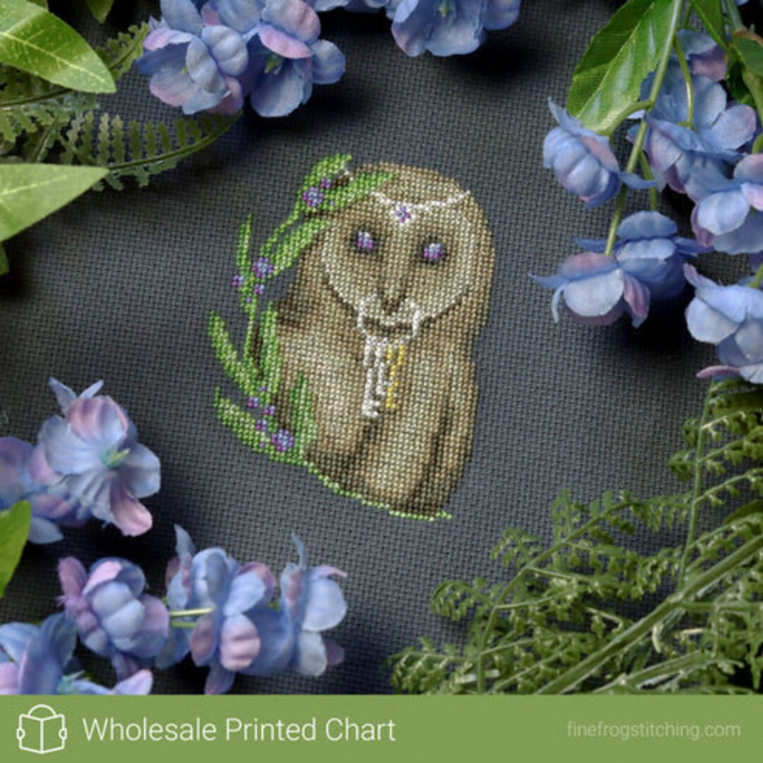 Owl Key Keeper - Fine Frog Stitching - Cross Stitch Pattern - Etsy