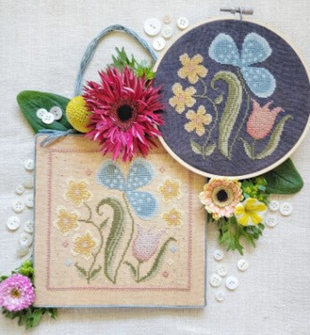 Wildflowers - Hello From Liz Mathews - Cross Stitch Pattern - Etsy