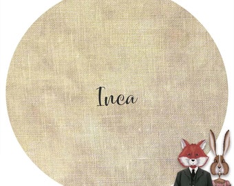 EUCALYPTUS/ Fox and Rabbit Designs / Cross Stitch Fabric / 14, 18 Aida ...