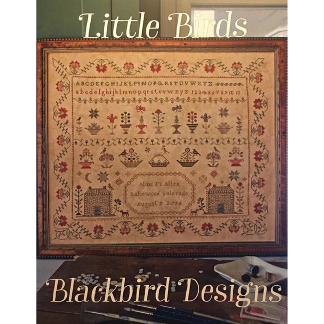 Little Birds - Blackbird Designs - Cross Stitch Pattern Book - Etsy
