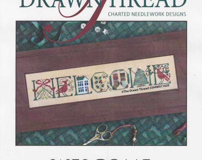Welcome Christmas - the Drawn Thread - Cross Stitch Pattern - Etsy