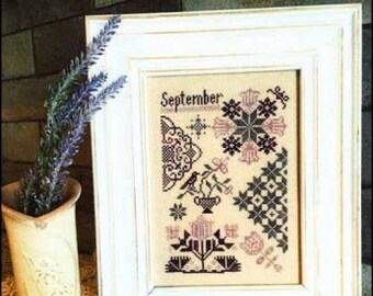 September Cross Stitch Pattern - Etsy