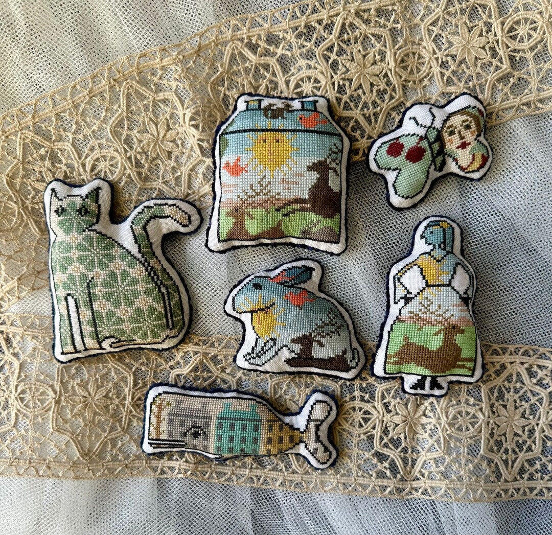 Cookie Cutters 1 - Kathy Barrick - Cross Stitch Design - Etsy