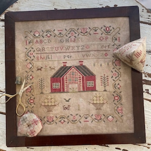 Rose Hill Farm Sampler - Stacy Nash Primitives - Cross Stitch Pattern - Etsy