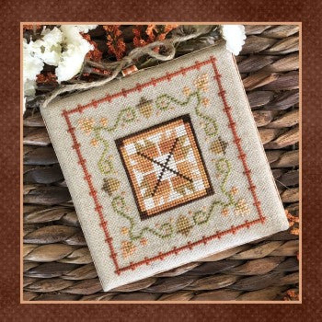 Changing Leaves Fall on the Farm 5 Little House Needleworks Cross ...
