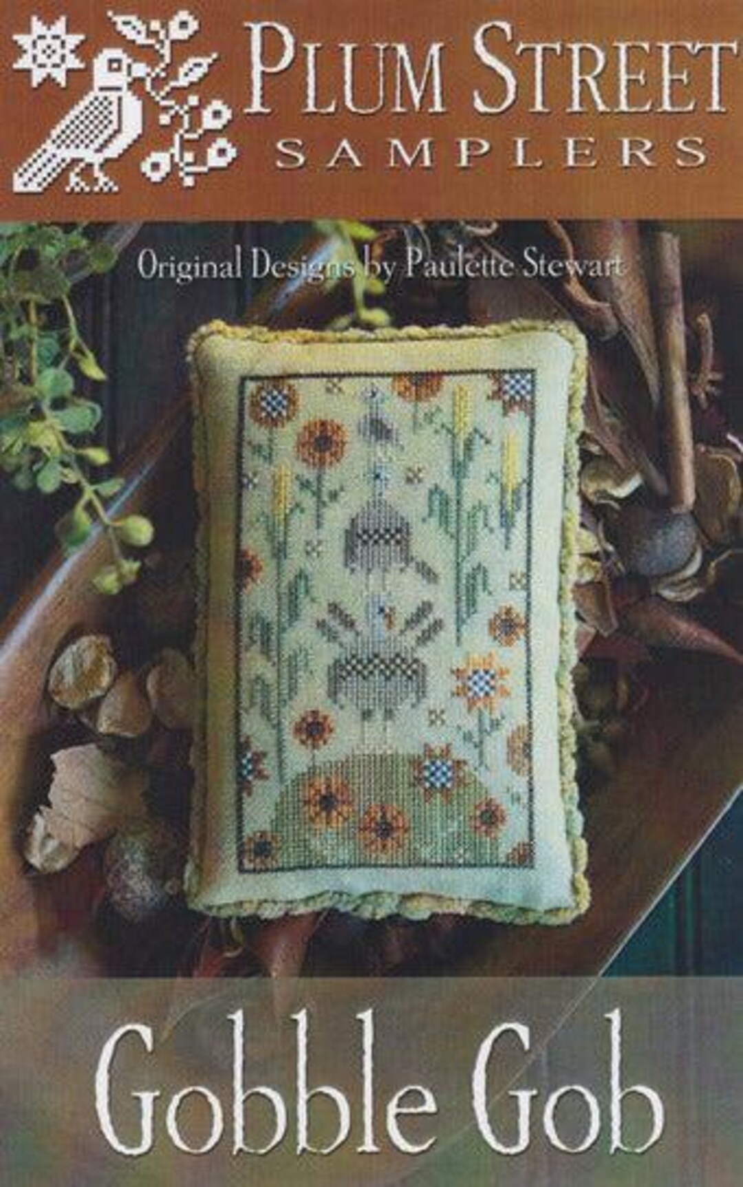 Gobble Gob - Plum Street Samplers - Cross Stitch Pattern - Etsy
