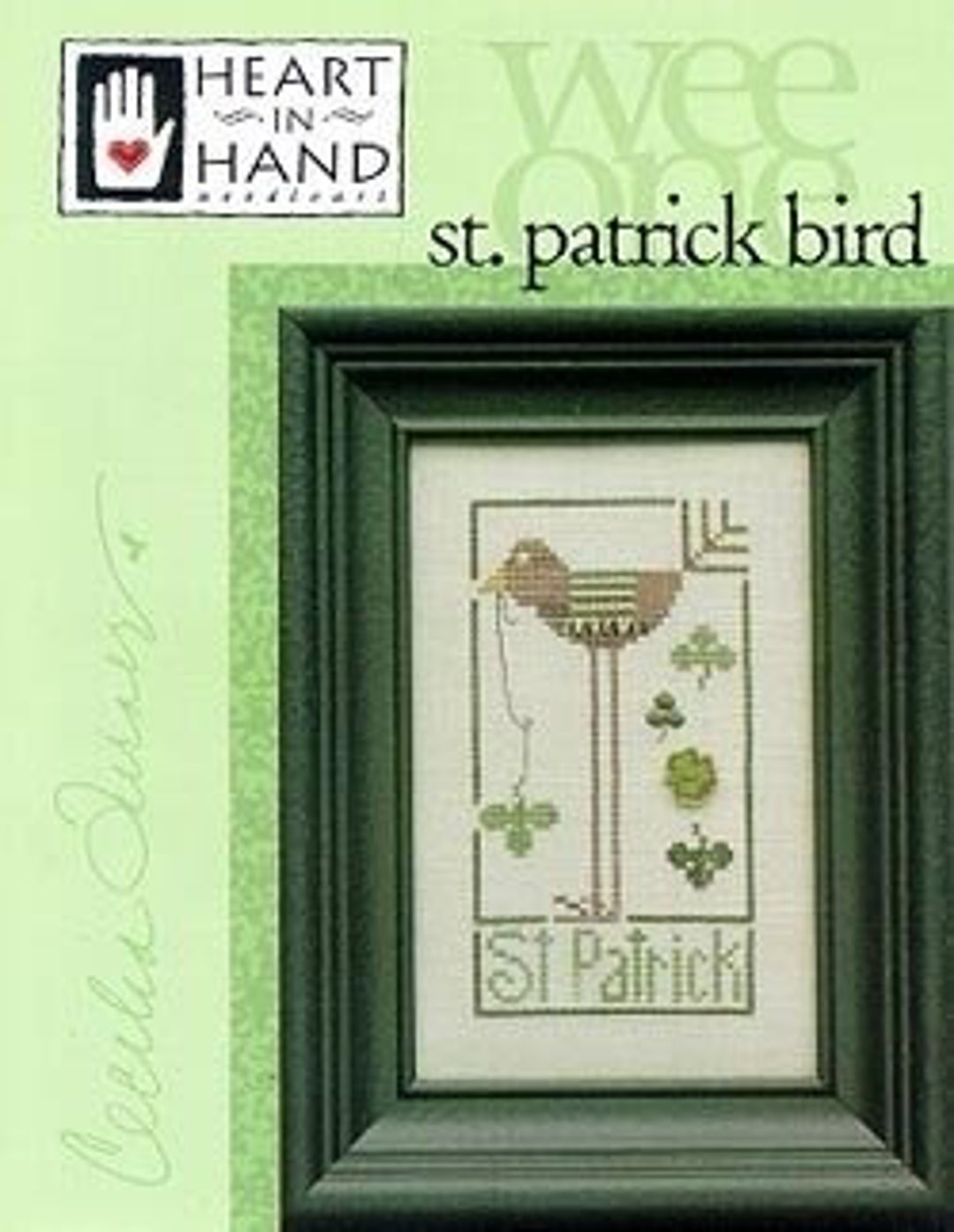 St. Patrick Bird - Wee One - Heart in Hand Needleart - Etsy
