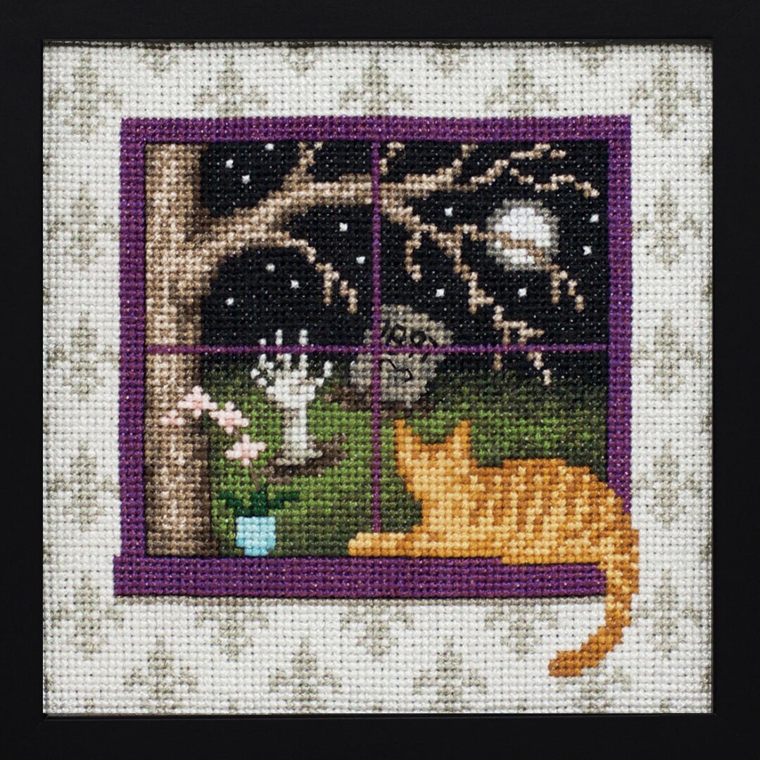 What the Cat Saw: Undead, Undead, Undead - Lola Crow - Cross Stitch ...