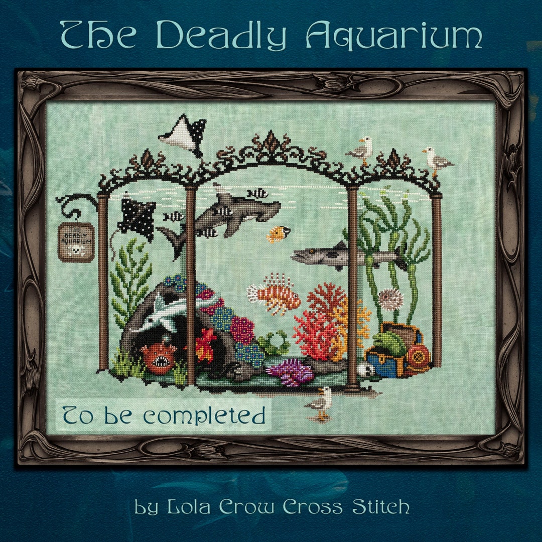 The Deadly Aquarium - Lola Crow - Cross Stitch Pattern - Etsy