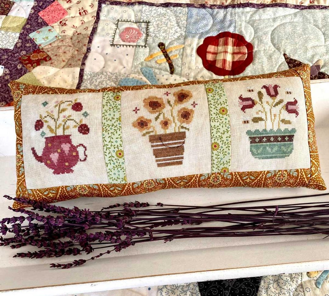 The Potting Bench #1 - Blueberry Ridge Designs - Cross Stitch Pattern ...