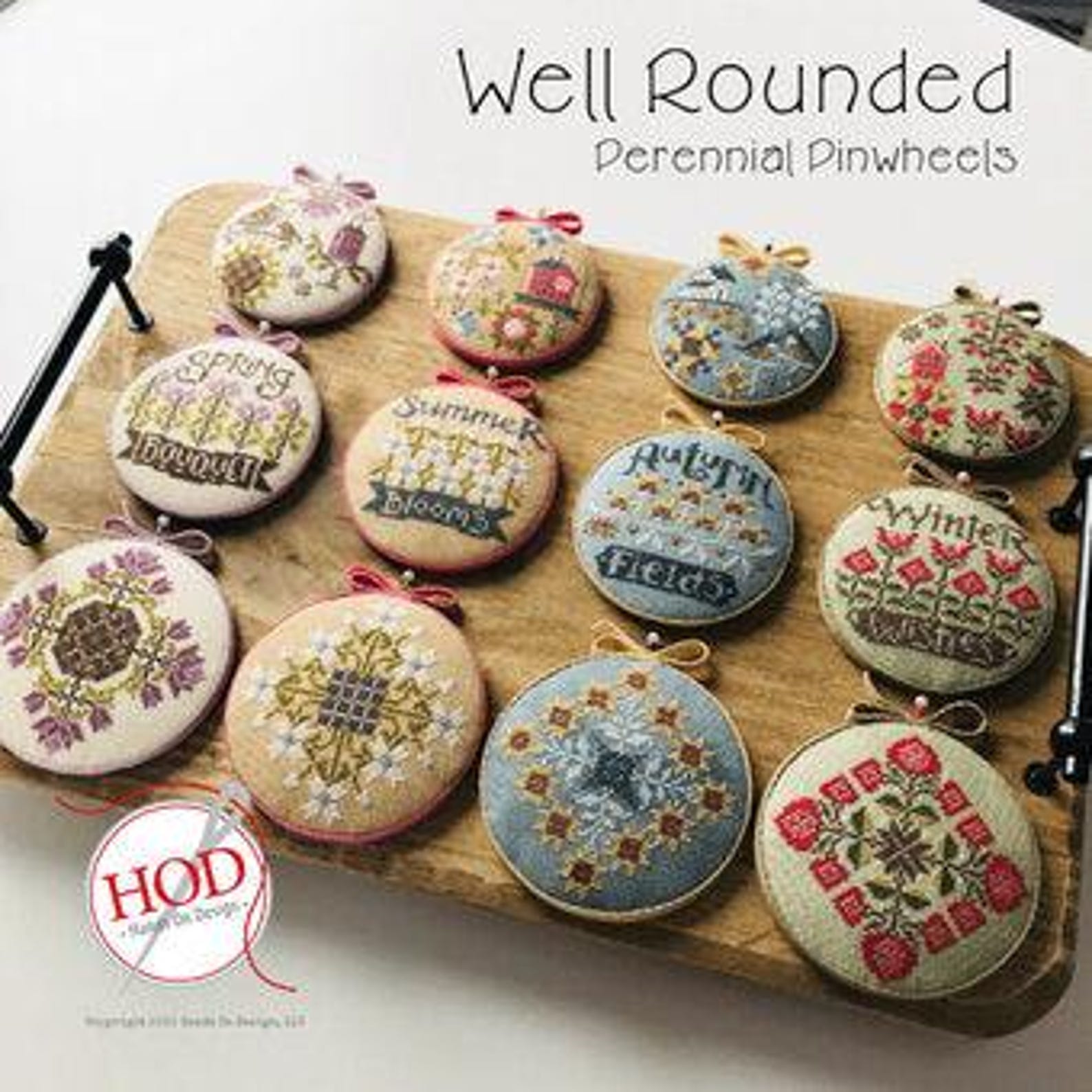 Well Rounded - Perennial Pinwheels - Hands on Design - Cross Stitch - Etsy