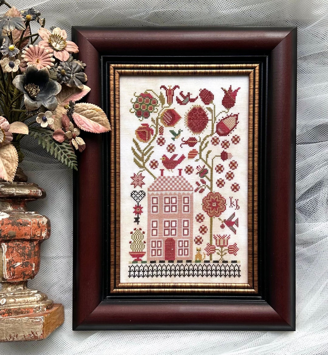 Vibrant Flowers Kathy Barrick Cross Stitch Design - Etsy