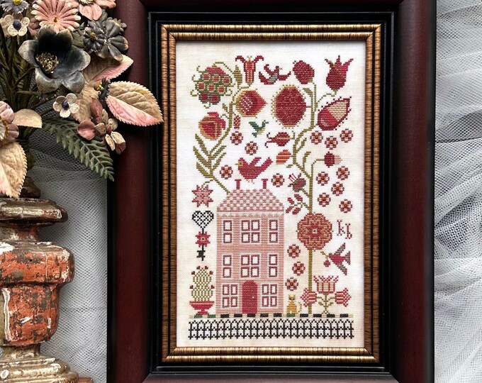 Vibrant Flowers - Kathy Barrick - Cross Stitch Design - Etsy