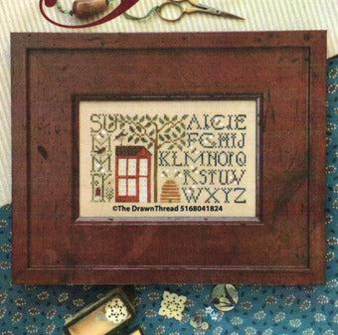 Simply Summer - the Drawn Thread - Cross Stitch Pattern - Etsy