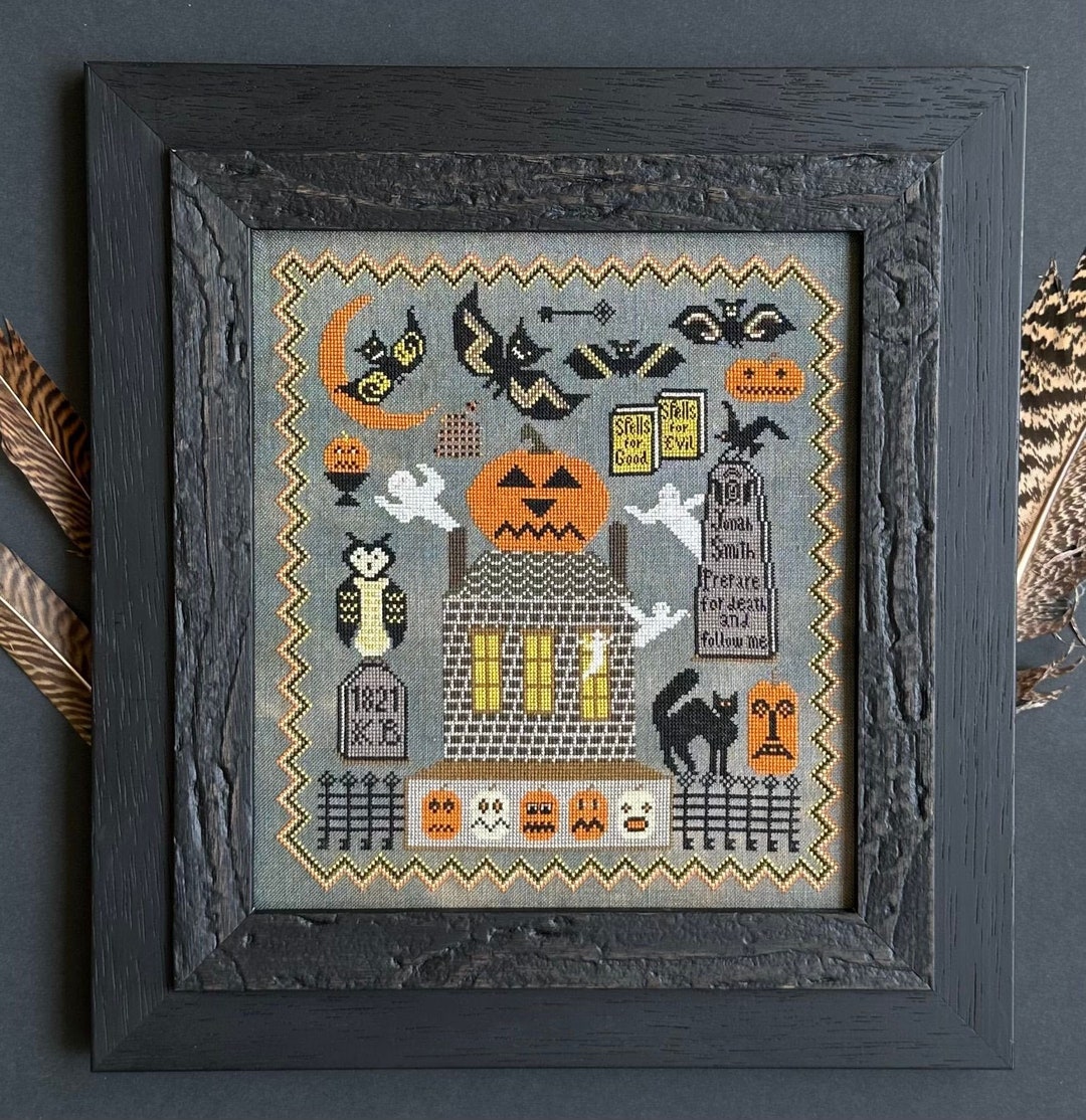 Haunted - Kathy Barrick - Cross Stitch Design - Etsy