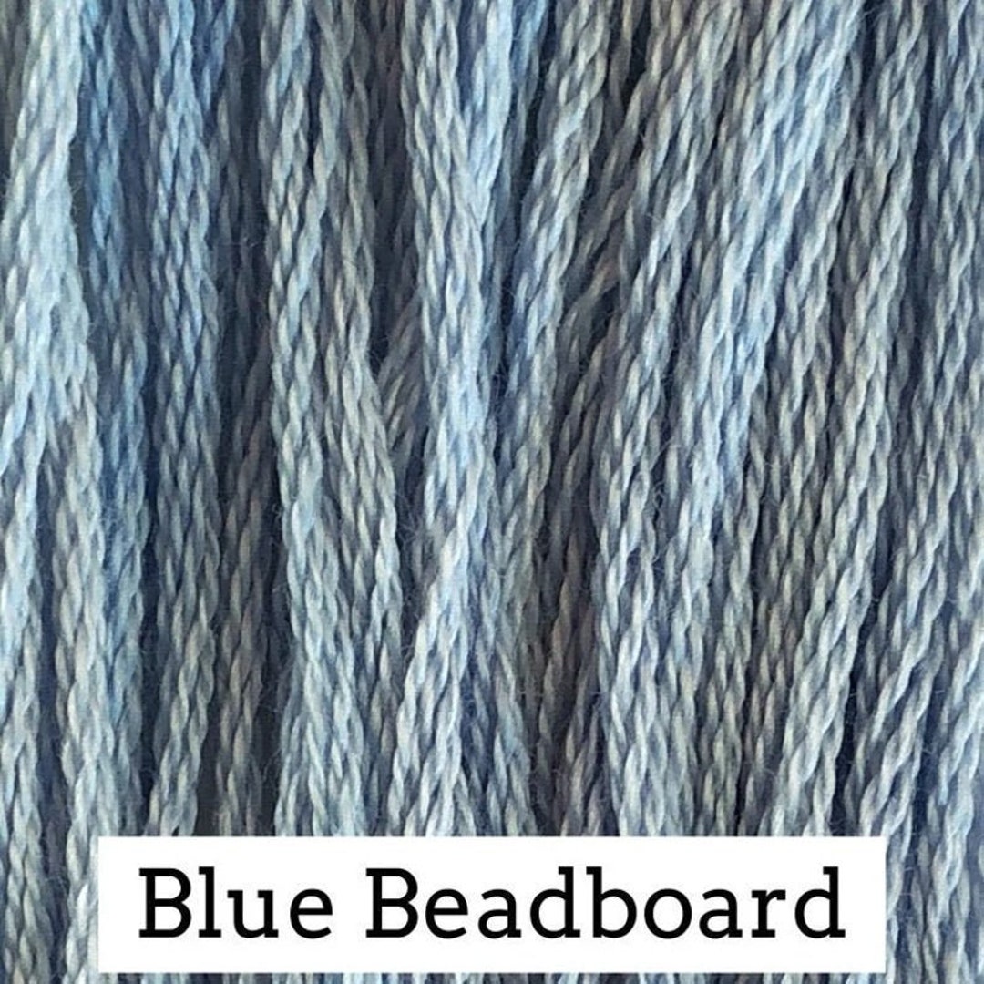 Blue Beadboard - Classic Colorworks Cotton Thread - Floss - Etsy