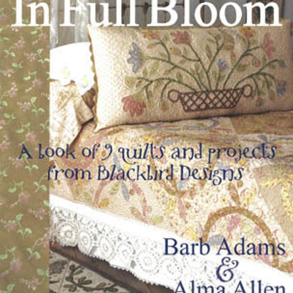 In Full Bloom Quilt Pattern - Etsy