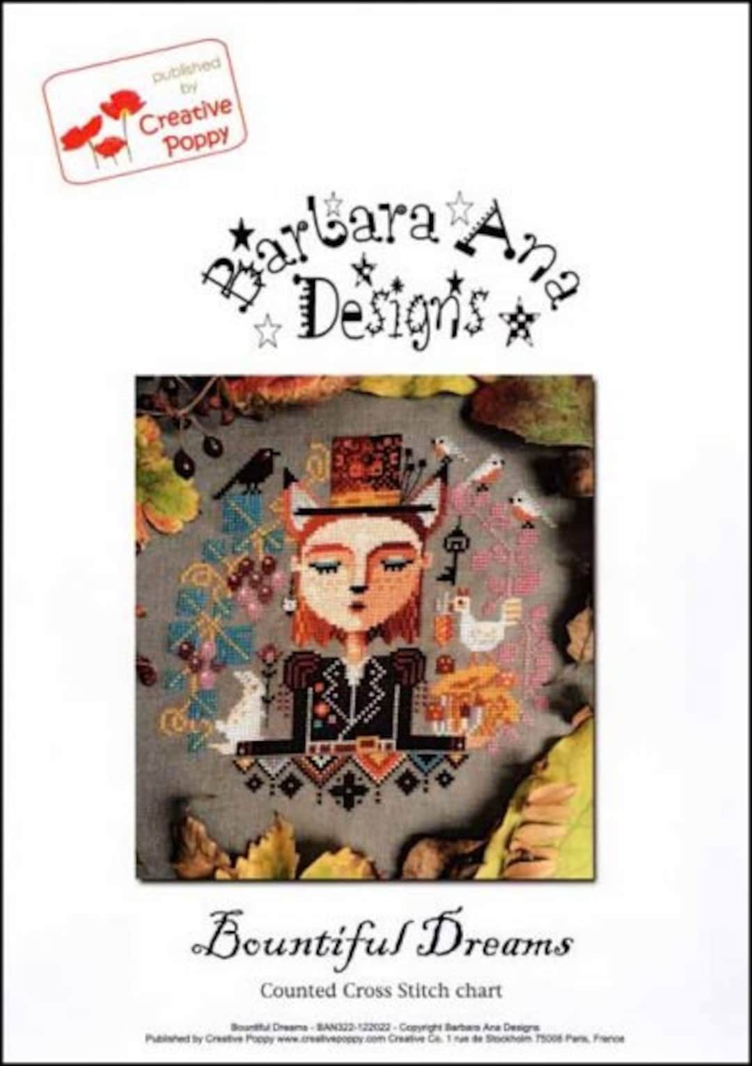 Bountiful Dreams - Barbara Ana Designs - Cross Stitch Pattern - Etsy