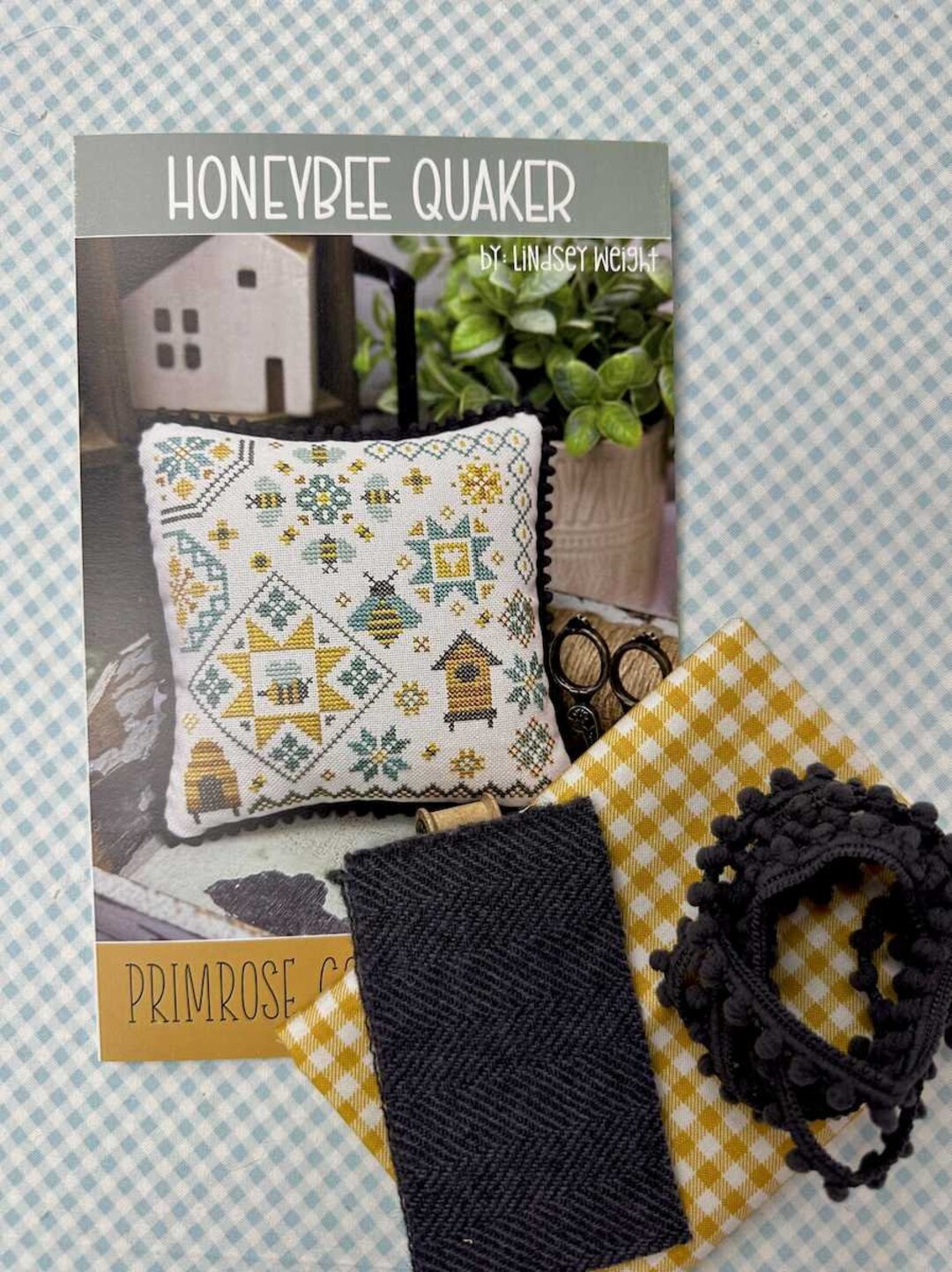 Honeybee Quaker Chart and Finishing Kit Primrose Cottage - Etsy
