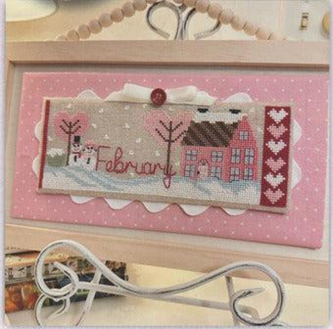 The February House - Luhu Stitches - Cross Stitch Pattern - Etsy