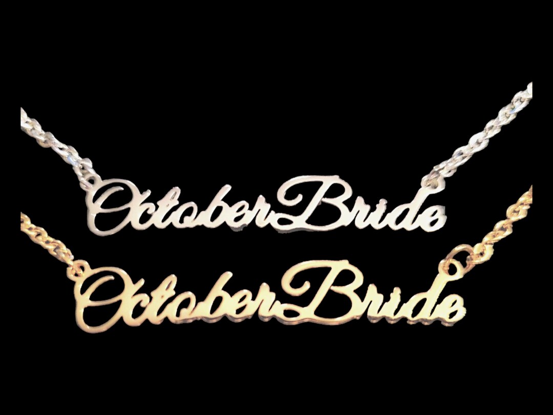 OCTOBER BRIDE Scroll Pendant Necklace - Etsy