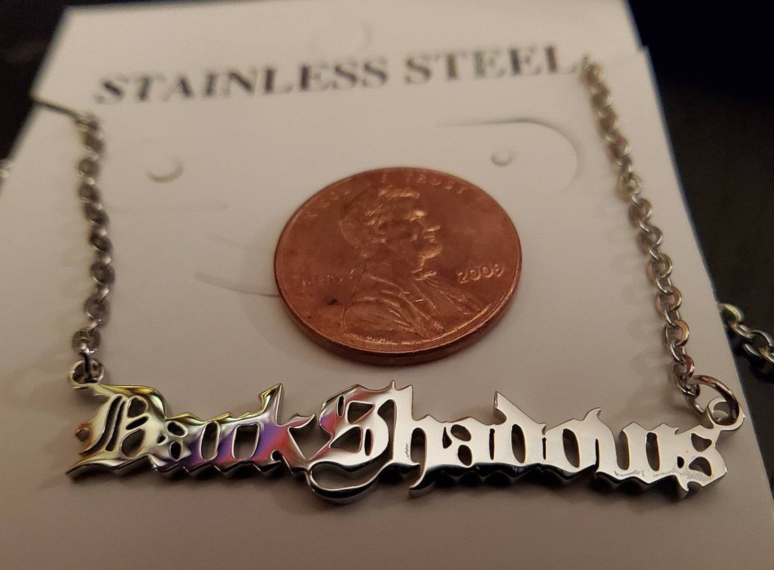 DARK SHADOWS Scroll Pendant Necklace - Etsy