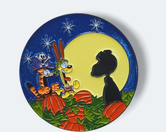 Vintage Halloween Garfield Let's Be Frank 1978 Frankenstein Eyes ...