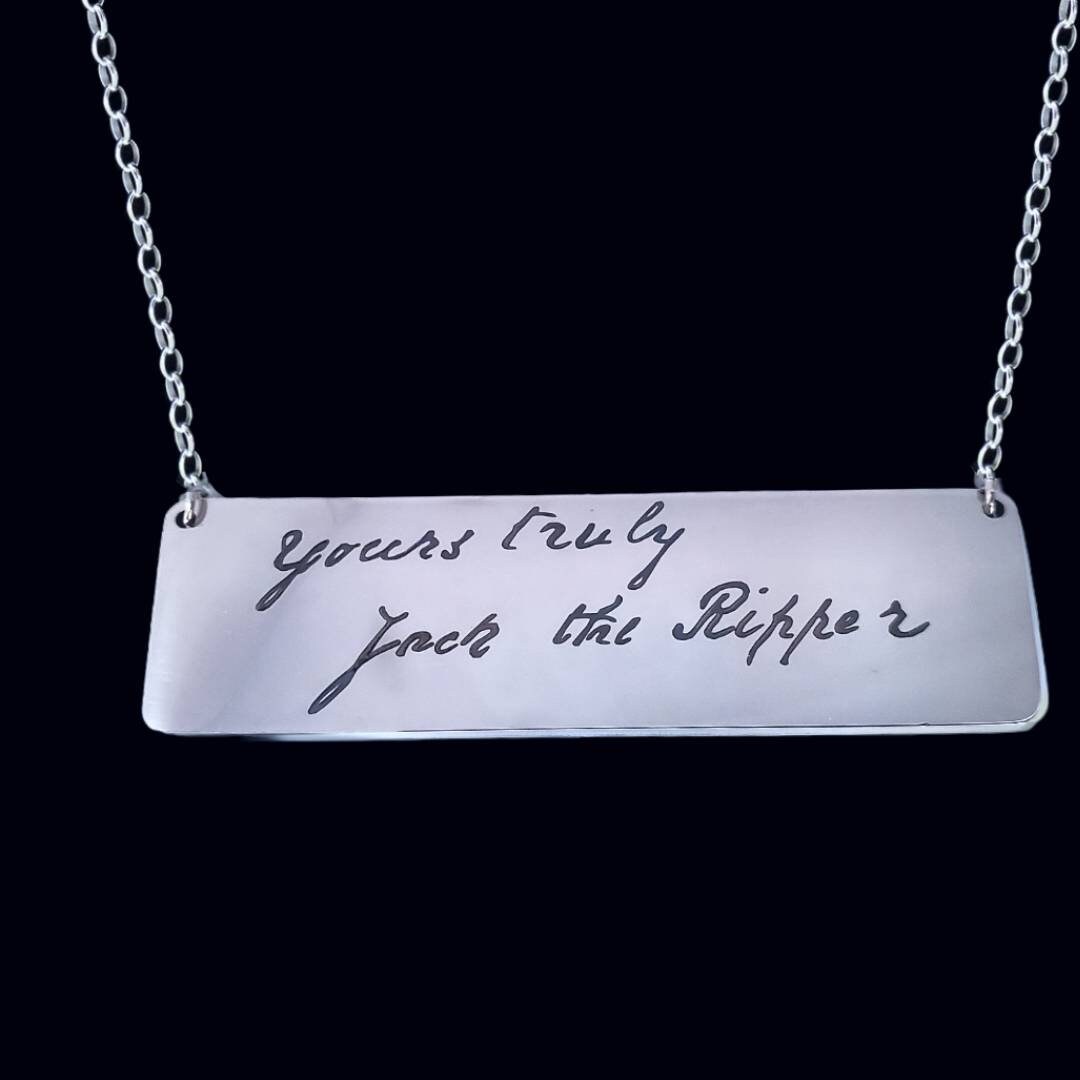 JACK THE RIPPER Stainless Steel Signature Necklace - Etsy