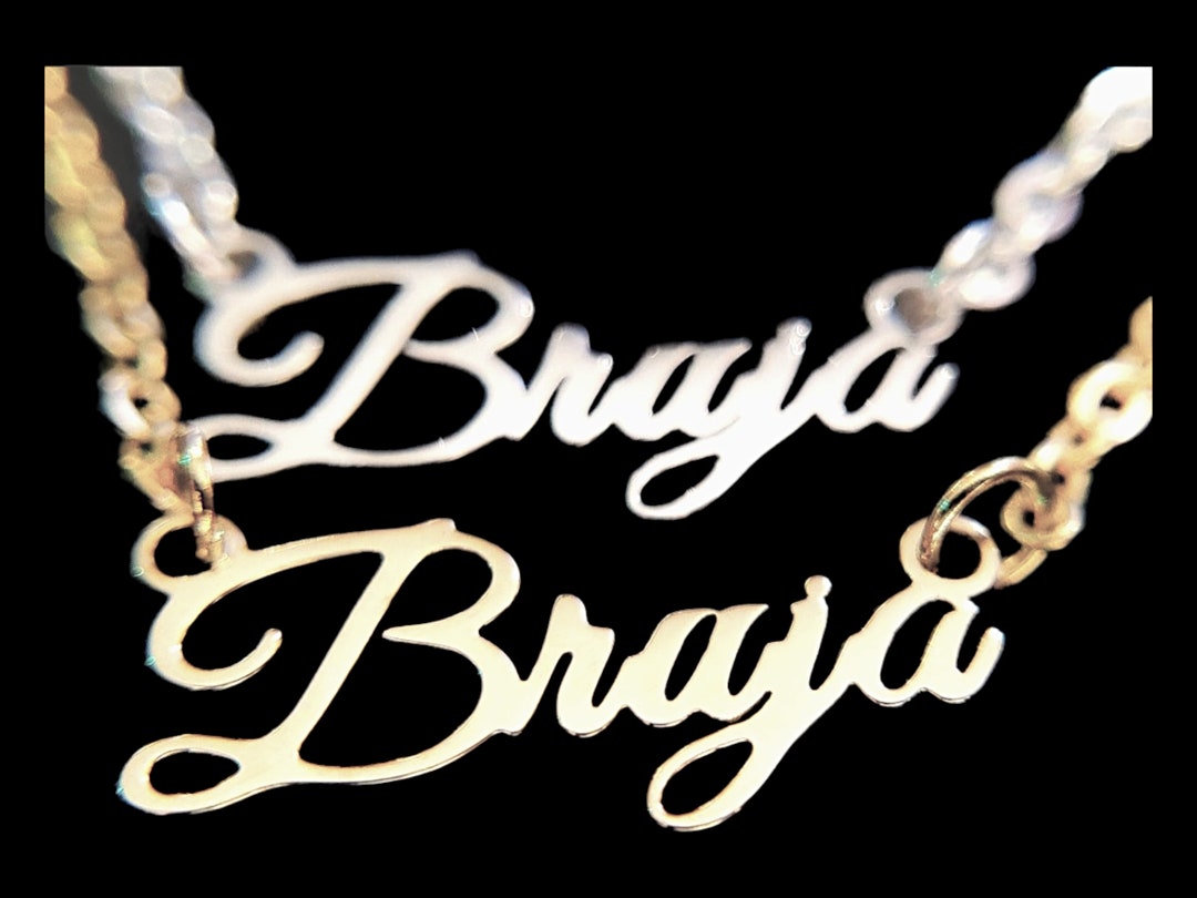 BRUJA Scroll Pendant Necklace - Etsy