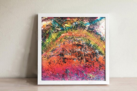 Good Energy Abstract Painting by the Artist Massimo Di - Etsy