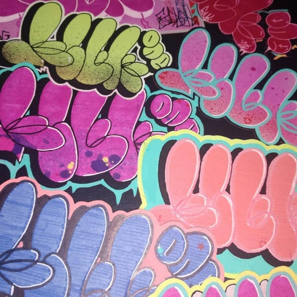 Graffiti Slaps - Etsy