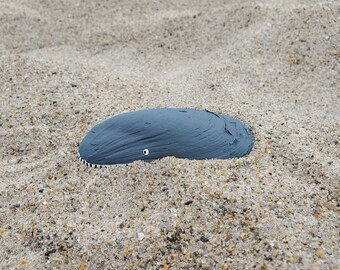 Humpback Whale on Maine Scallop Shell Shell Width About 4 Inches - Etsy